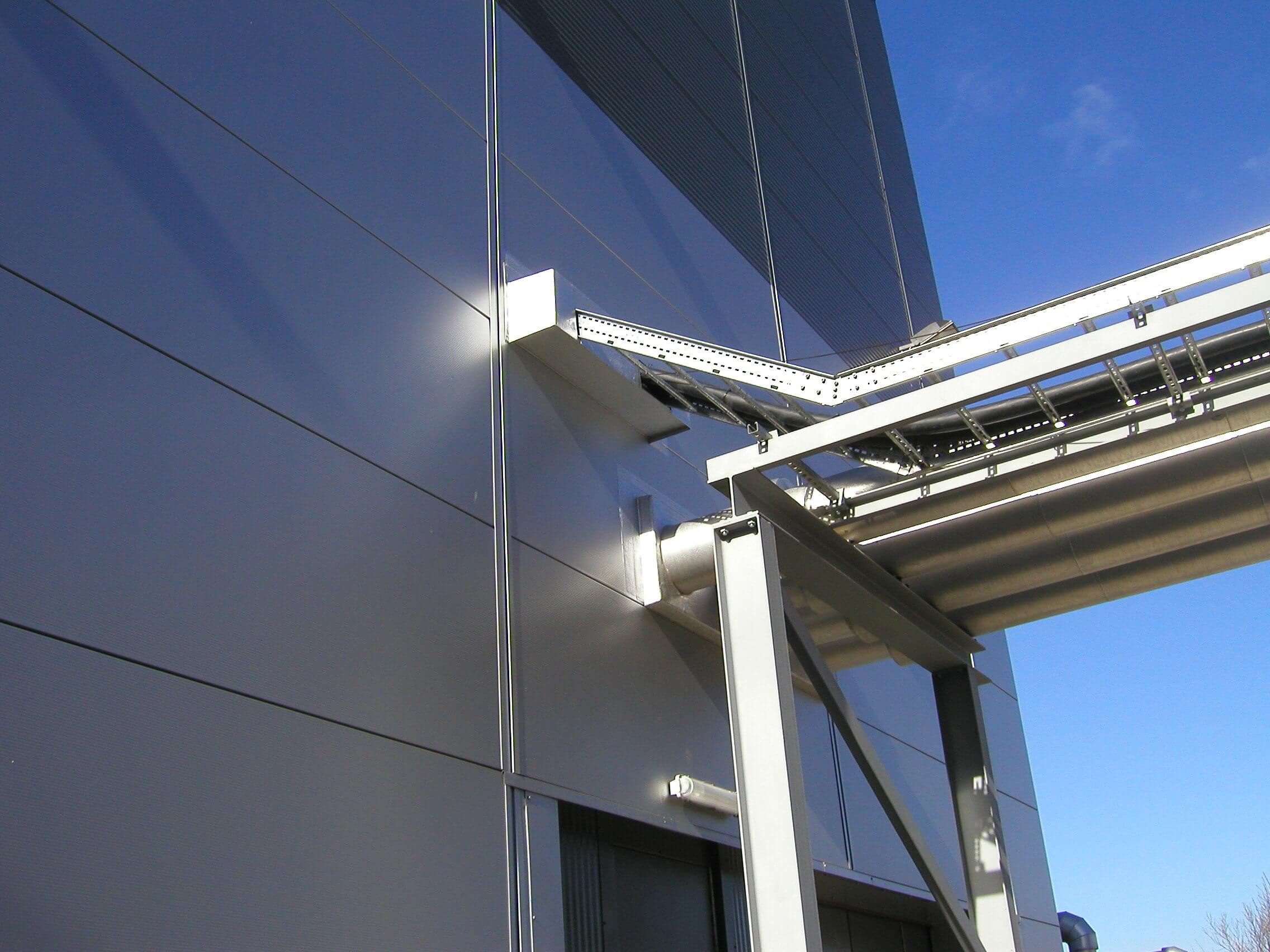 Weathering of vertical cladding & service risers for data centres ...