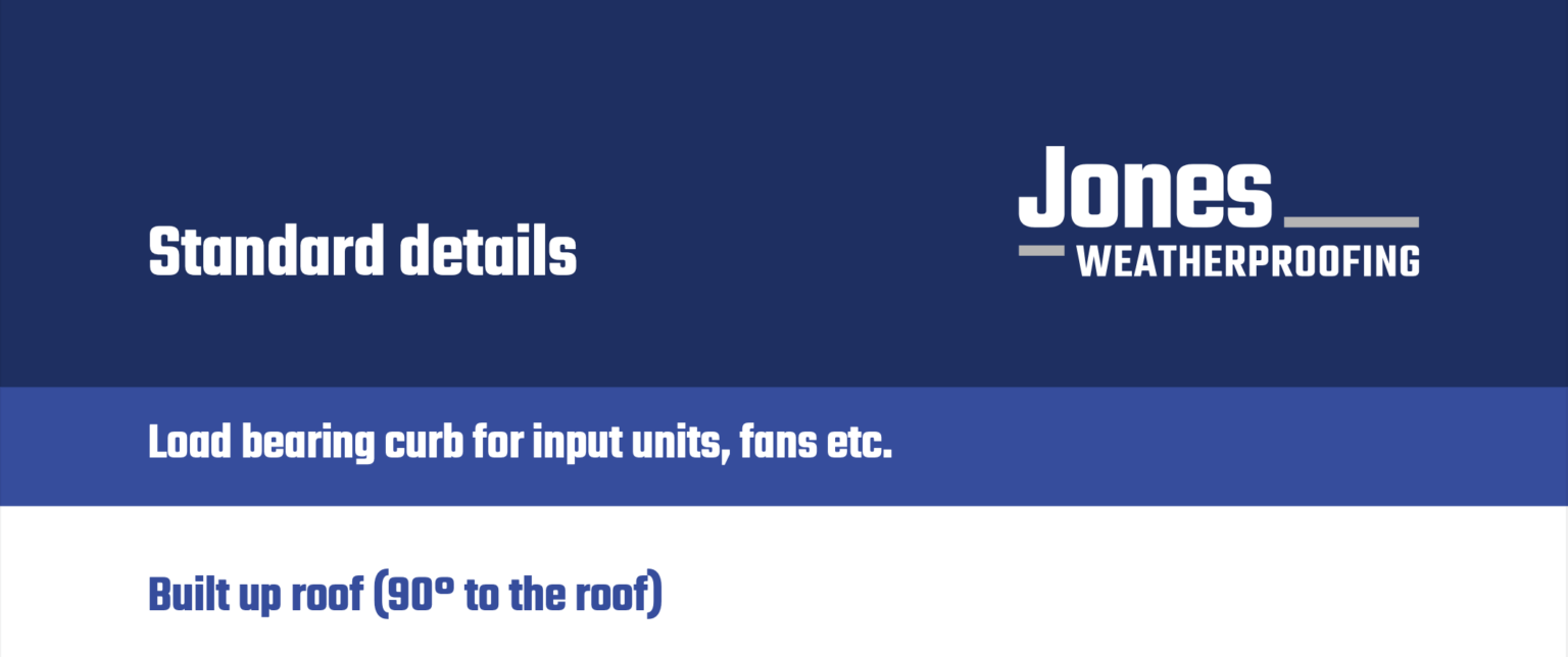 Weatherproofing load-bearing curbs on built-up roofs | Jones ...